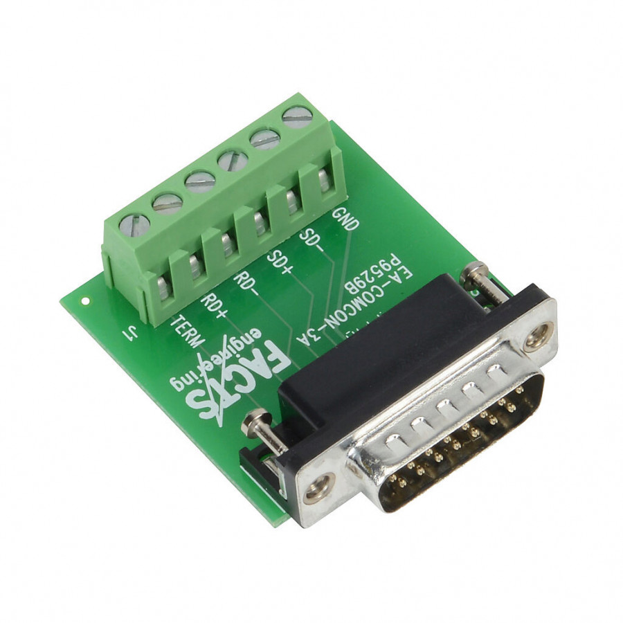 EA-COMCON-3A > N/A > C-MORE MICRO DSUB PORT ADAPTER, 15-PIN M | SDI STORE