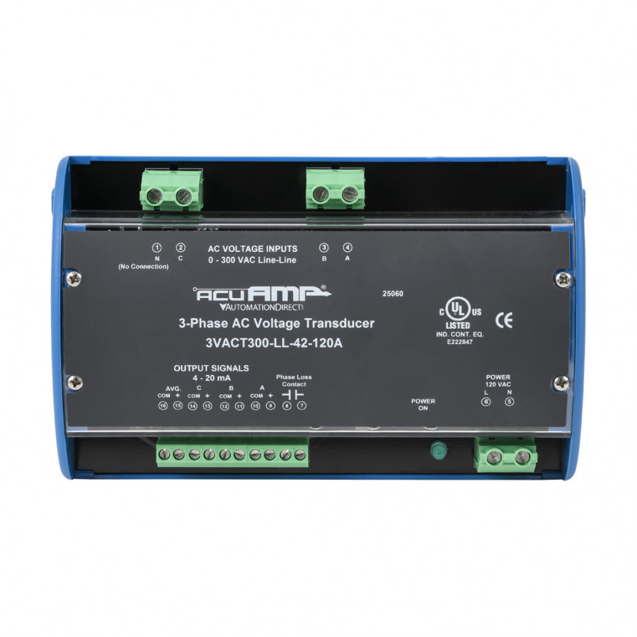 3VACT300-LL-42-120A > ACUAMP > AcuAMP AC voltage transducer, 3-phase, 0 ...