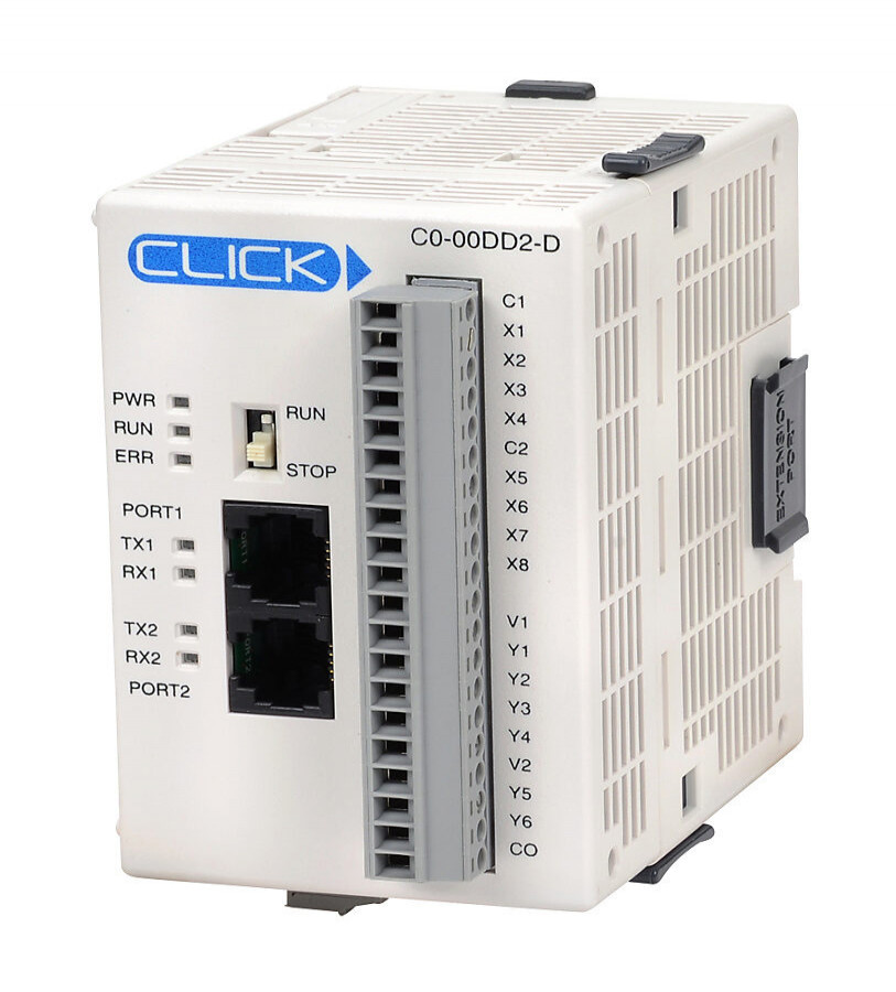 C0-00DD2-D > CLICK > CLICK BASIC PLC, 24 VDC REQUIRED, SERIAL | SDI STORE