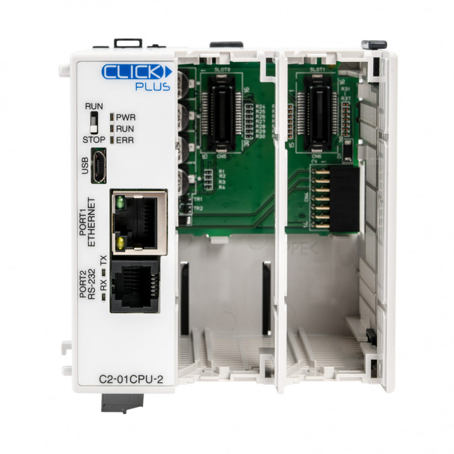 C2-01CPU-2 > CLICK PLUS > CLICK PLUS PLC, 24 VDC REQUIRED, (2) OPT ...
