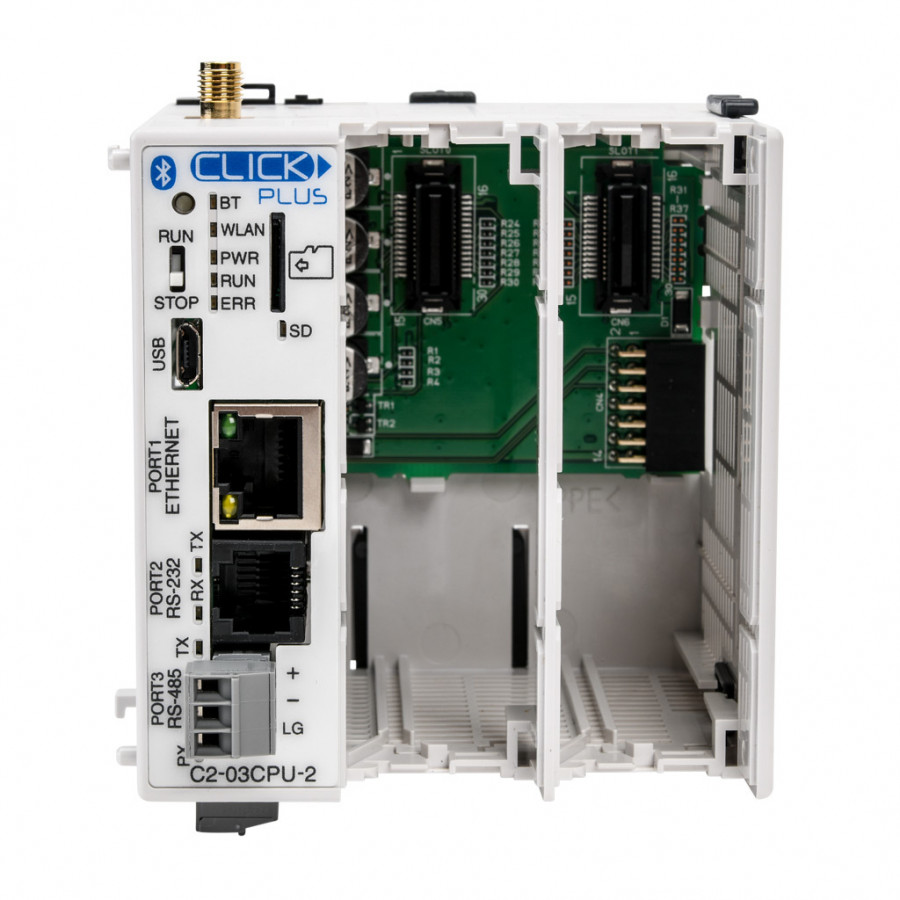 C2-03CPU-2 > CLICK PLUS > CLICK PLUS PLC, 24 VDC REQUIRED, (2) OPT ...