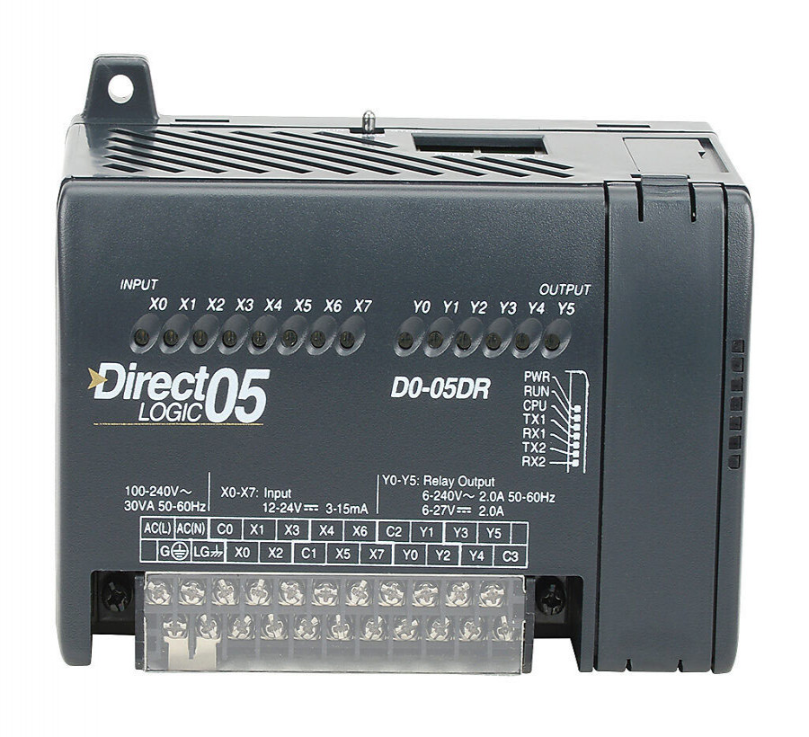 D0-05DR > DIRECTLOGIC > DIRECTLOGIC DL05 PLC, 120-240 VAC REQUIR | SDI ...
