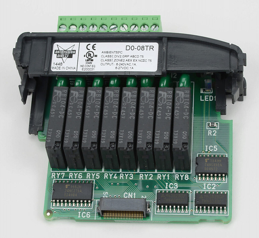 D0-08TR > DIRECTLOGIC > DIRECTLOGIC DL05/06 RELAY OUTPUT MODULE, | SDI ...