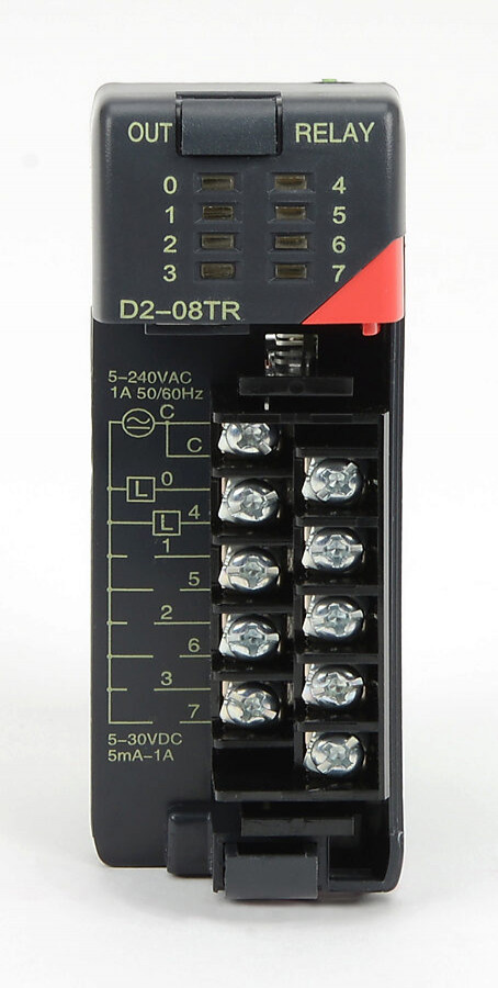 D2-08TR > DIRECTLOGIC > DIRECTLOGIC DL205 RELAY OUTPUT MODULE, 8 | SDI STORE