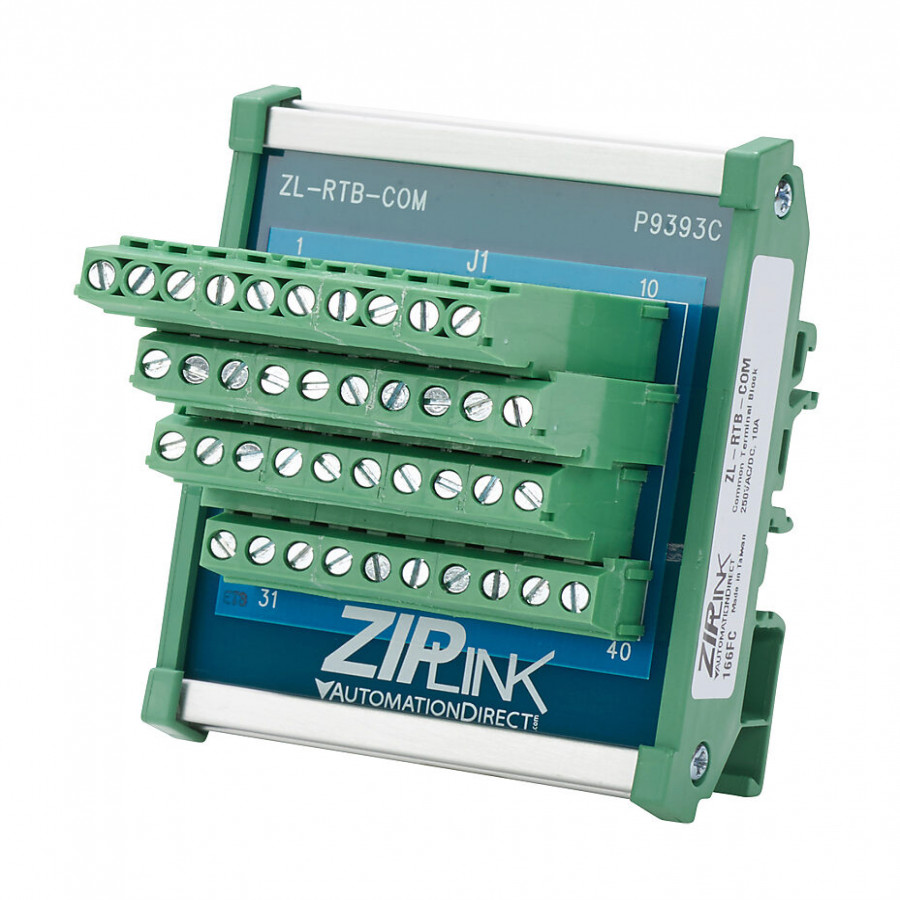 ZL-RTB-COM > ZIPLINK > ZIPLINK COMMON TERMINAL MODULE, 40-POLE, | SDI STORE